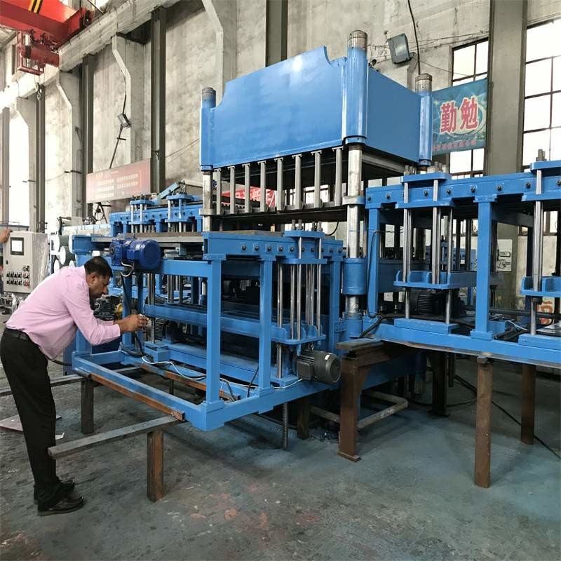 50 Ton Column Type Rubber Vulcanizing Press 4 Layers Plate Vulcanizing ...