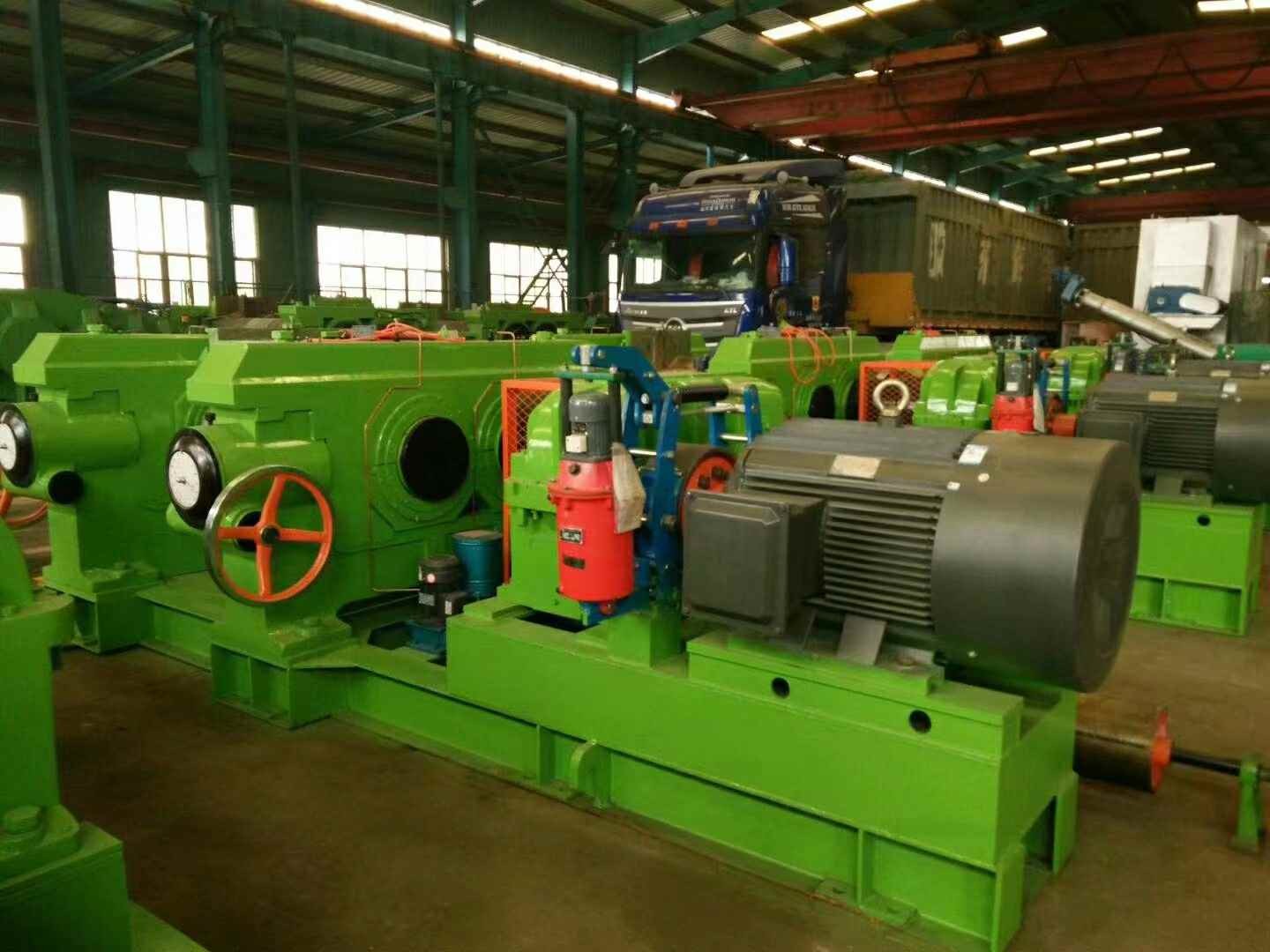 XK360 Open Type Two Roll Mill Rubber Process Machine Three Phase