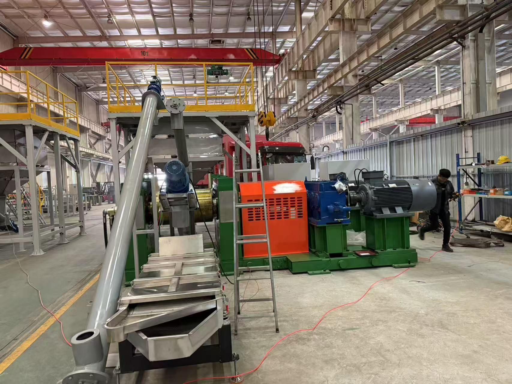 Rubber Powder Production Line Recycling Waste Tires And Producing For ...